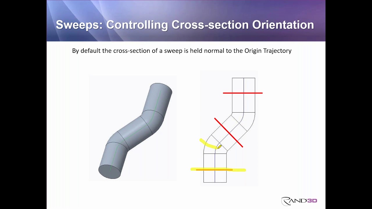 Creo Parametric Sweep Feature Essentials Youtube