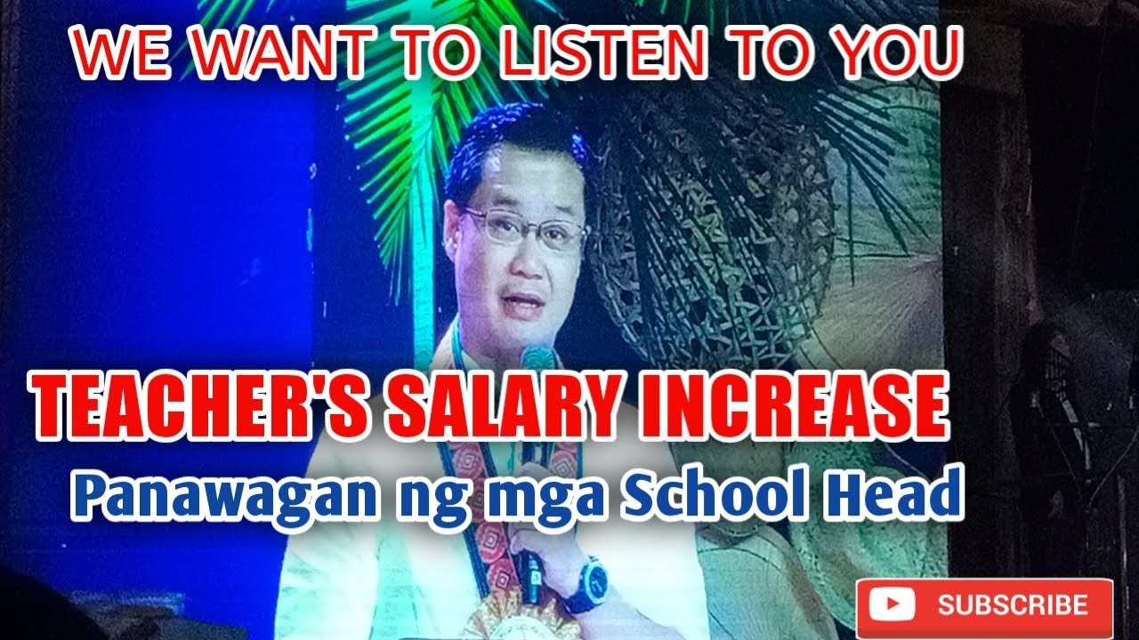 DEPED TEACHERS SALARY WISH TO INCREASE: SCHOOL HEADS | SEN WIN ...