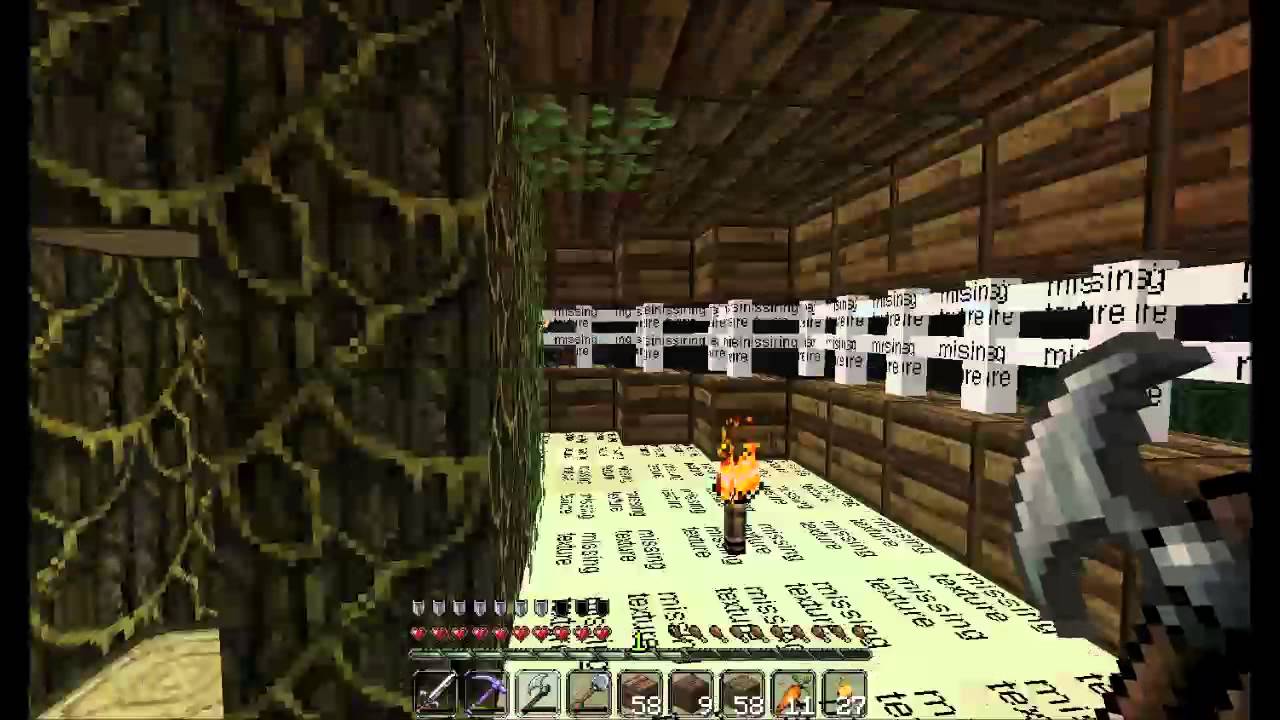 Minecraft Survival - Ep18? - Missing Textures EVERYWHERE - YouTube
