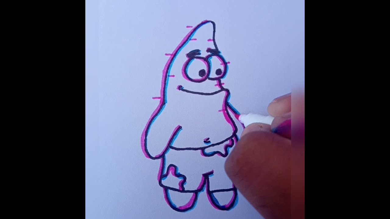 Glitch effect on drawing 😮 - YouTube