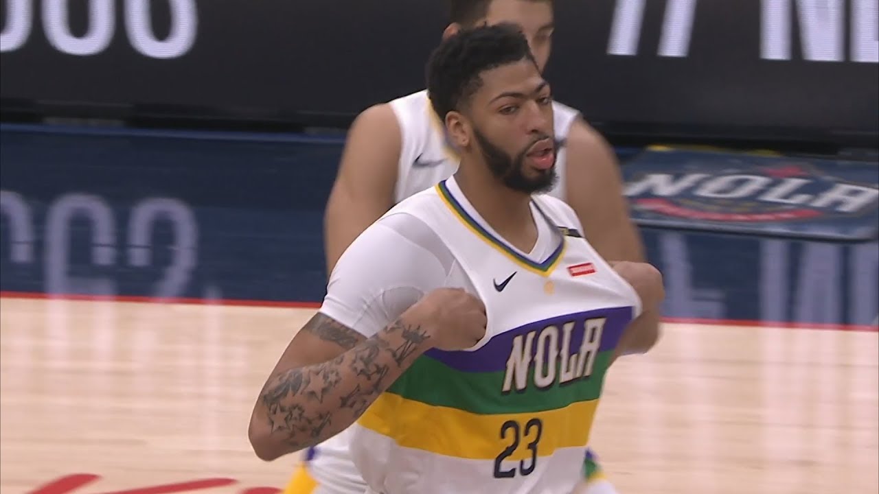 Fans Boo Anthony Davis in Return! 32 Points! 2018-19 NBA Season - YouTube