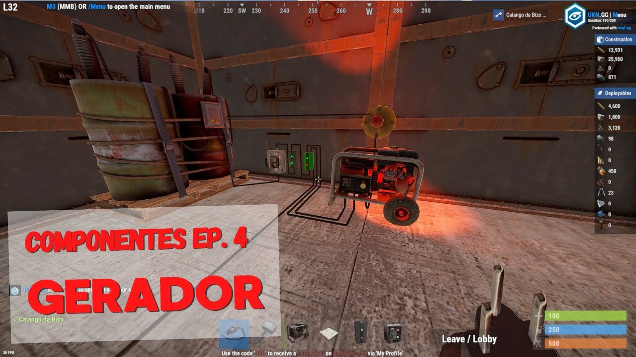 [Intermediário] Rust Componentes - Gerador de Energia - Episódio 4 ...