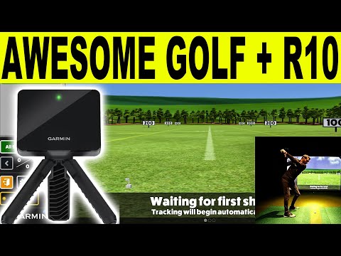 Awesome Golf Simulator UPDATE! NOW Garmin R10 Compatible! (First Look ...