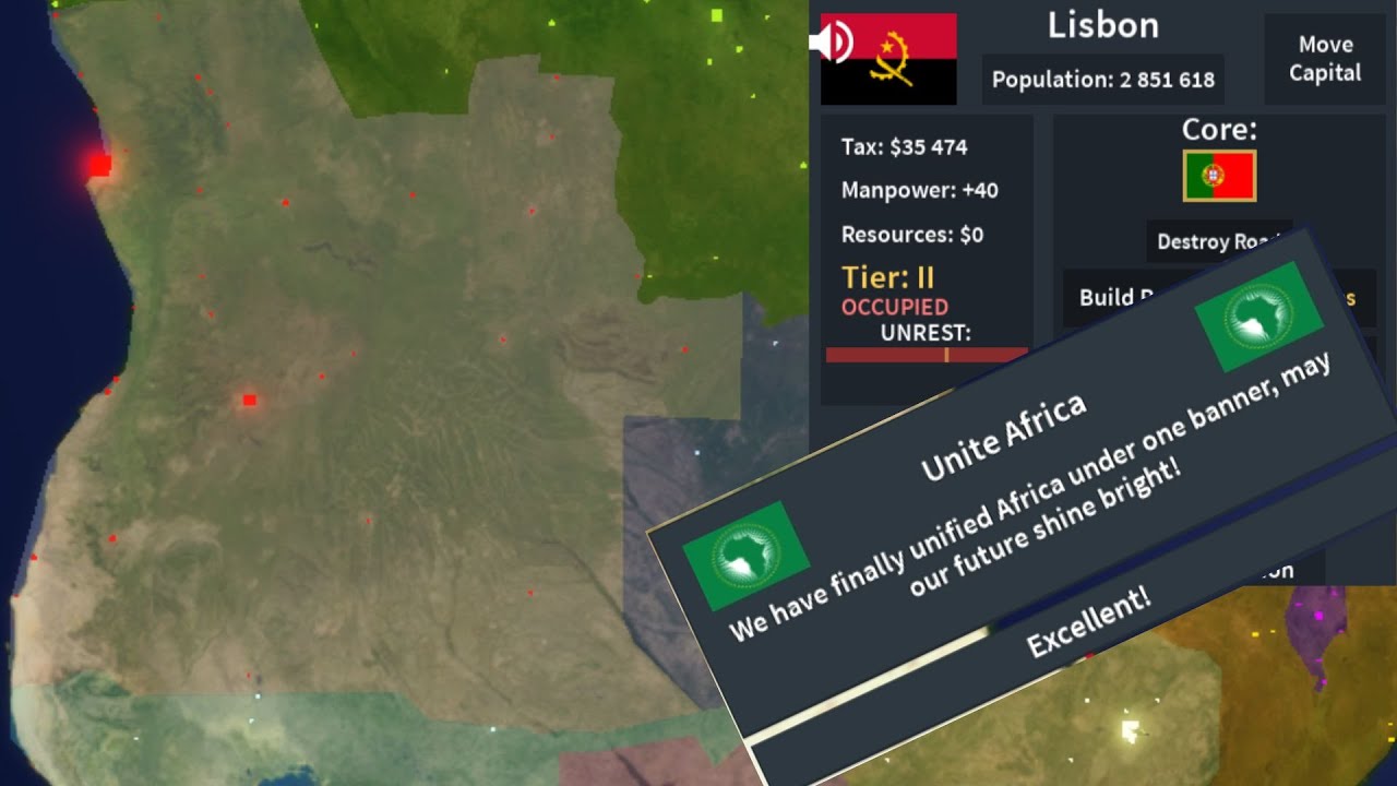 Angola forms African union in Rise of Nations A to Z - YouTube
