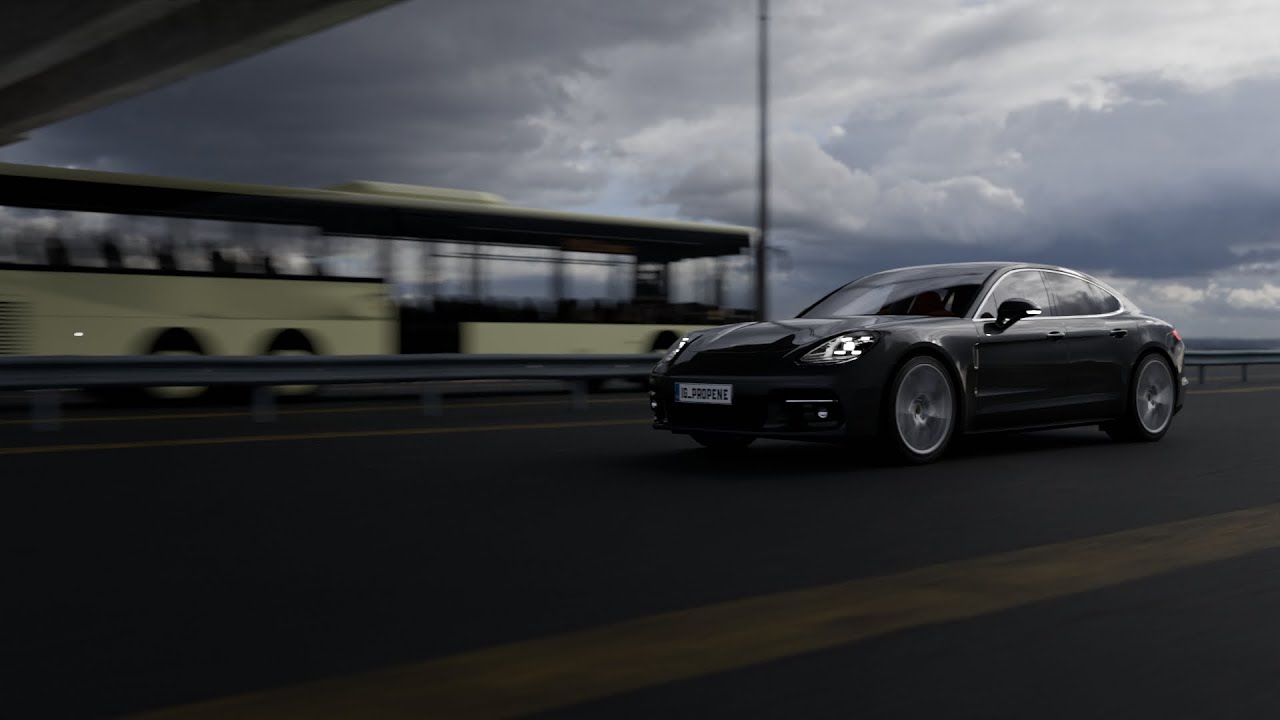 Porsche Panamera CGI Video | Blender - YouTube