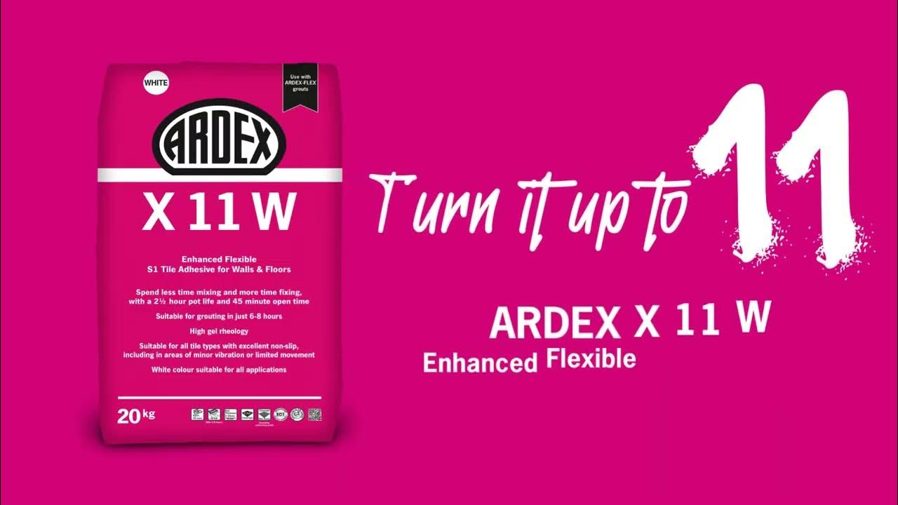 Turn it Up to 11 with new ARDEX X 11 - YouTube