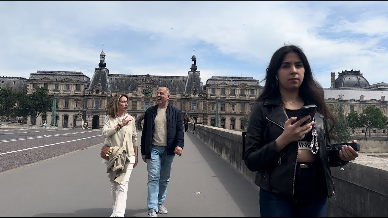 [Walkthrough PARIS ASMR] Pyramid, Paris 2024 - YouTube
