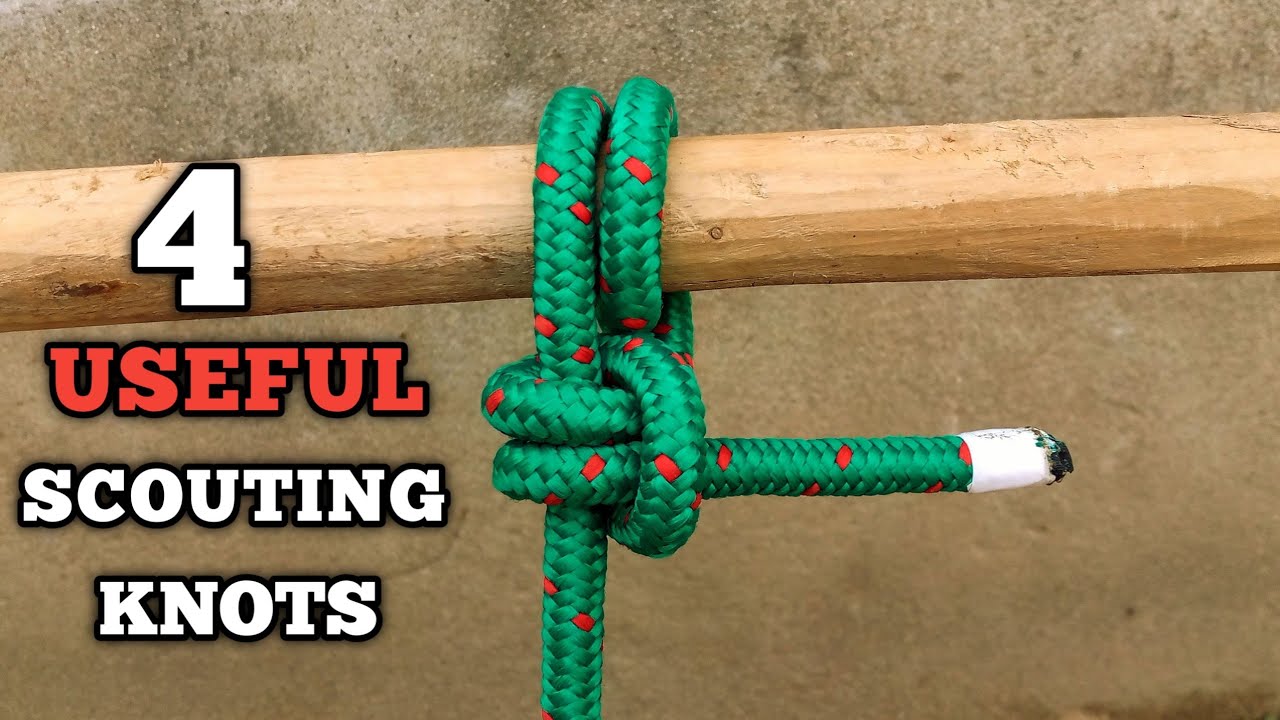 Most useful Basic Knots In Scouting - YouTube