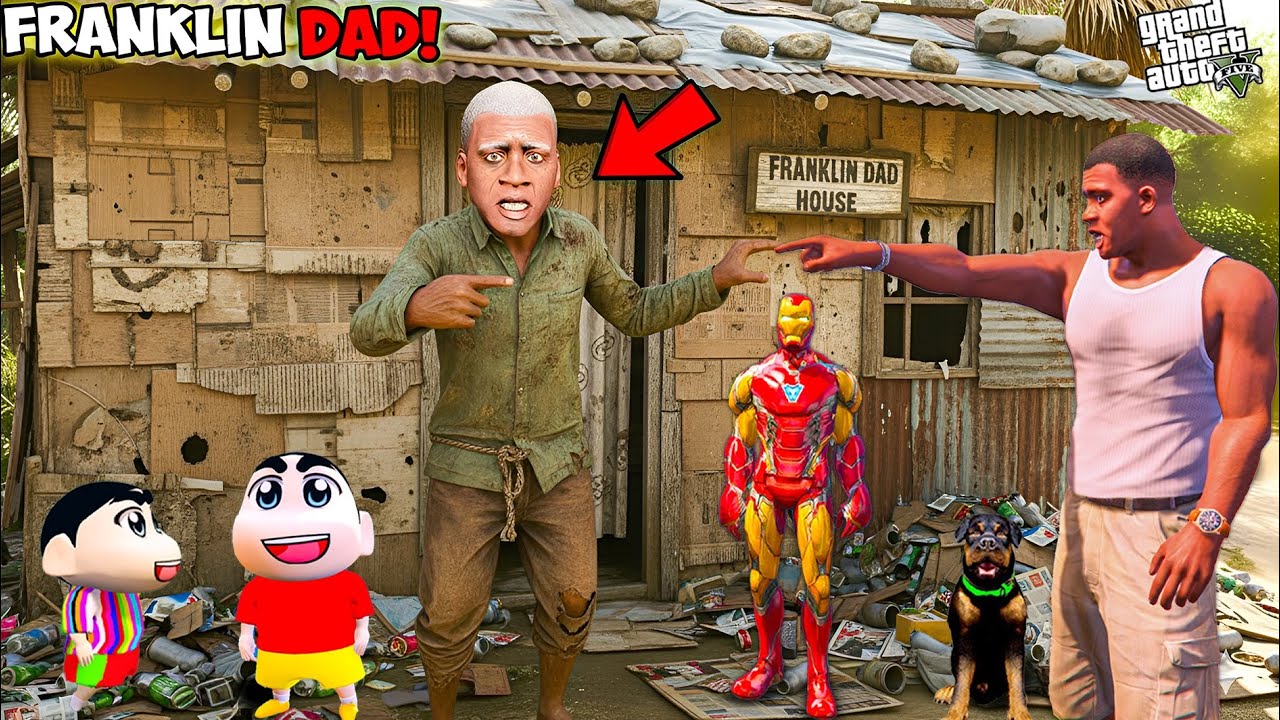 Franklin & Shinchan Finally Find Franklin’s Dad After Years! In GTA 5 ...