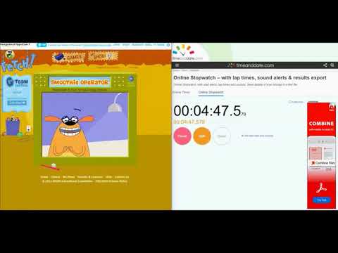 Fetch! With Ruff Ruffman Smoothie Operator Speed Run 08:45 WORLD RECORD ...