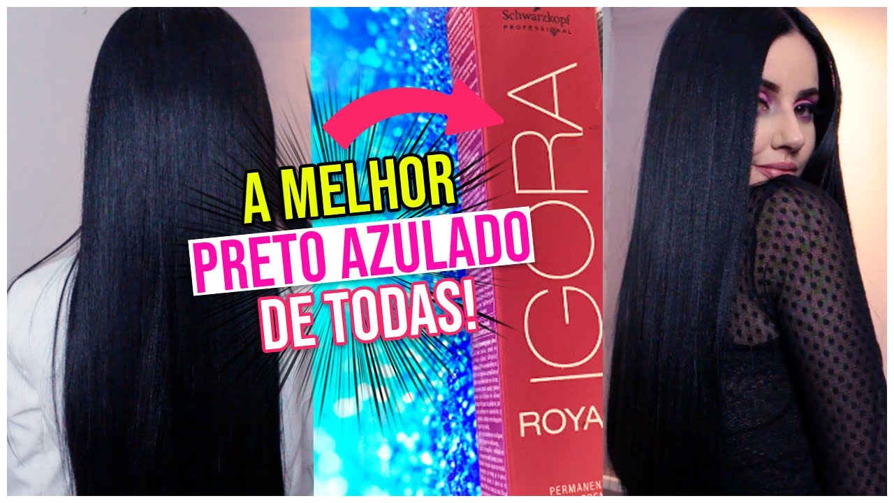 TESTANDO IGORA 1-1 PRETO AZULADO! - YouTube