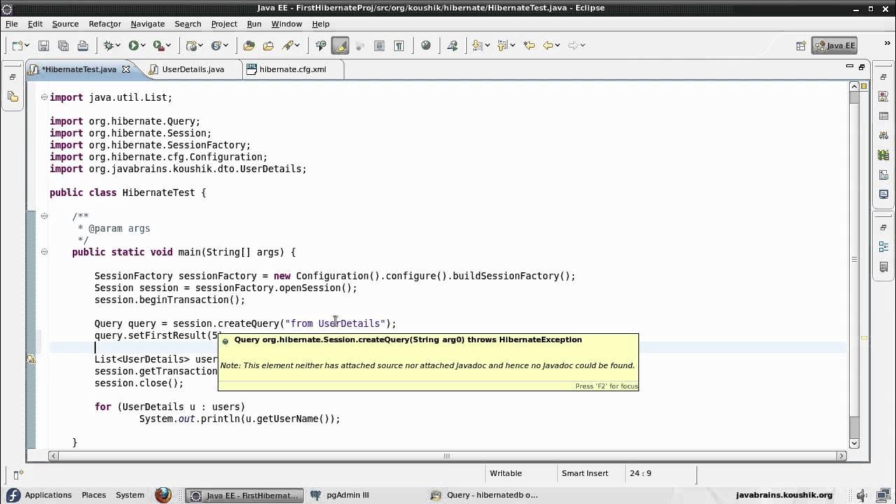 Hibernate Tutorial 26 - Select and Pagination in HQL - YouTube