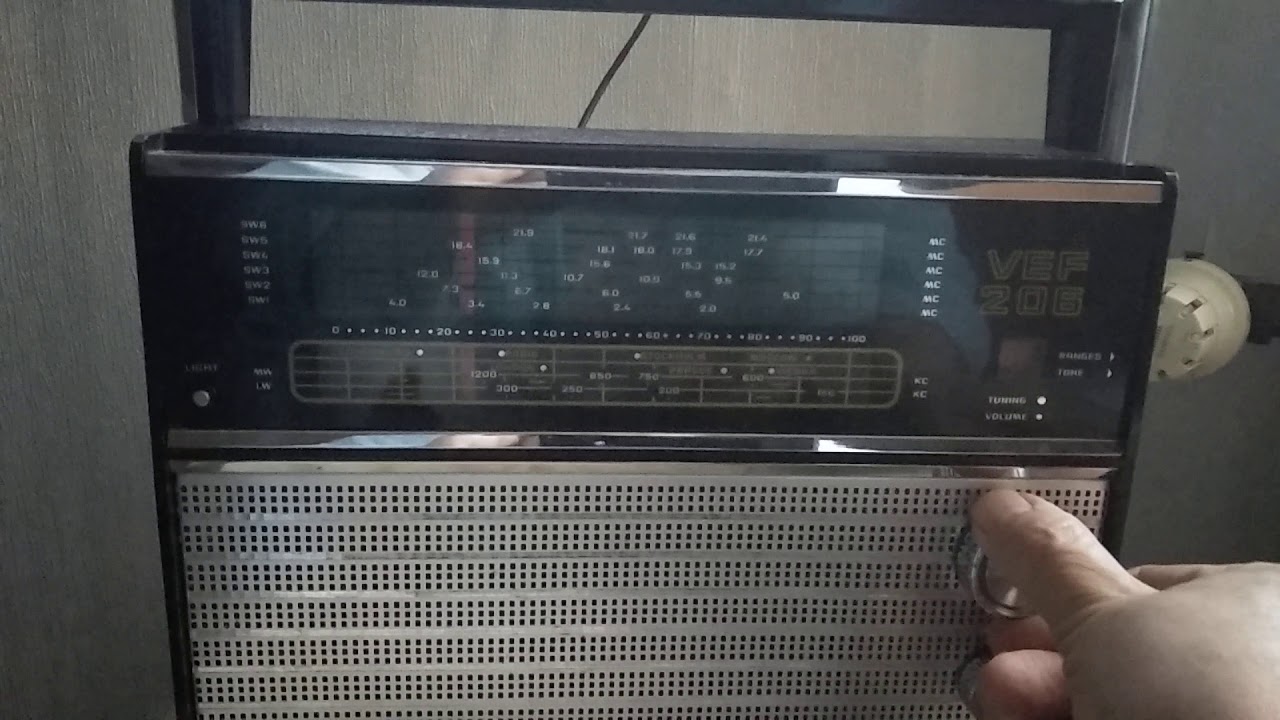 VEF-206, УКВ (FM) - YouTube