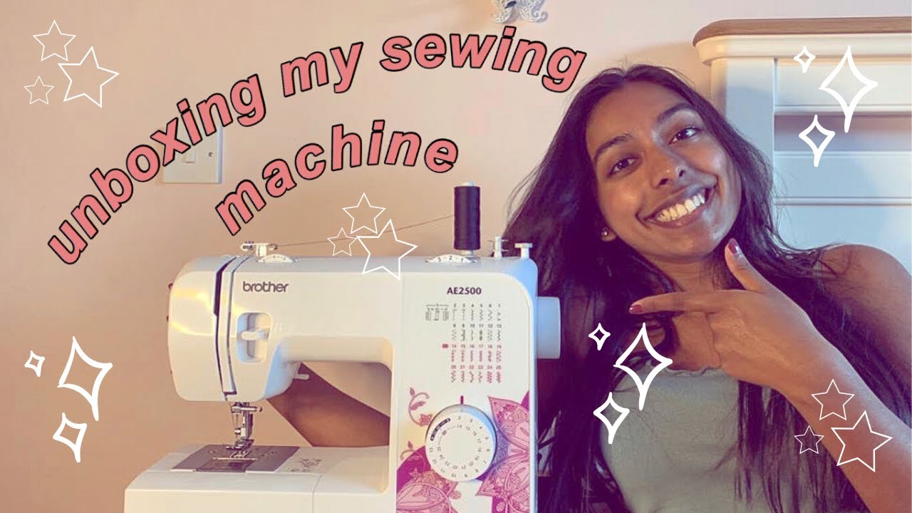 opening my new sewing machine - YouTube
