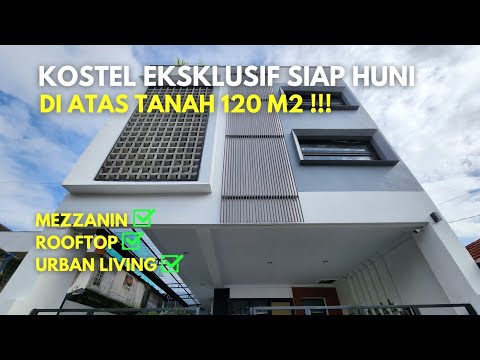 KOST MEZANIN DI TENGAH KOTA DENGAN TANAH TERBATAS. #kontraktorjogja #arsitekjogja