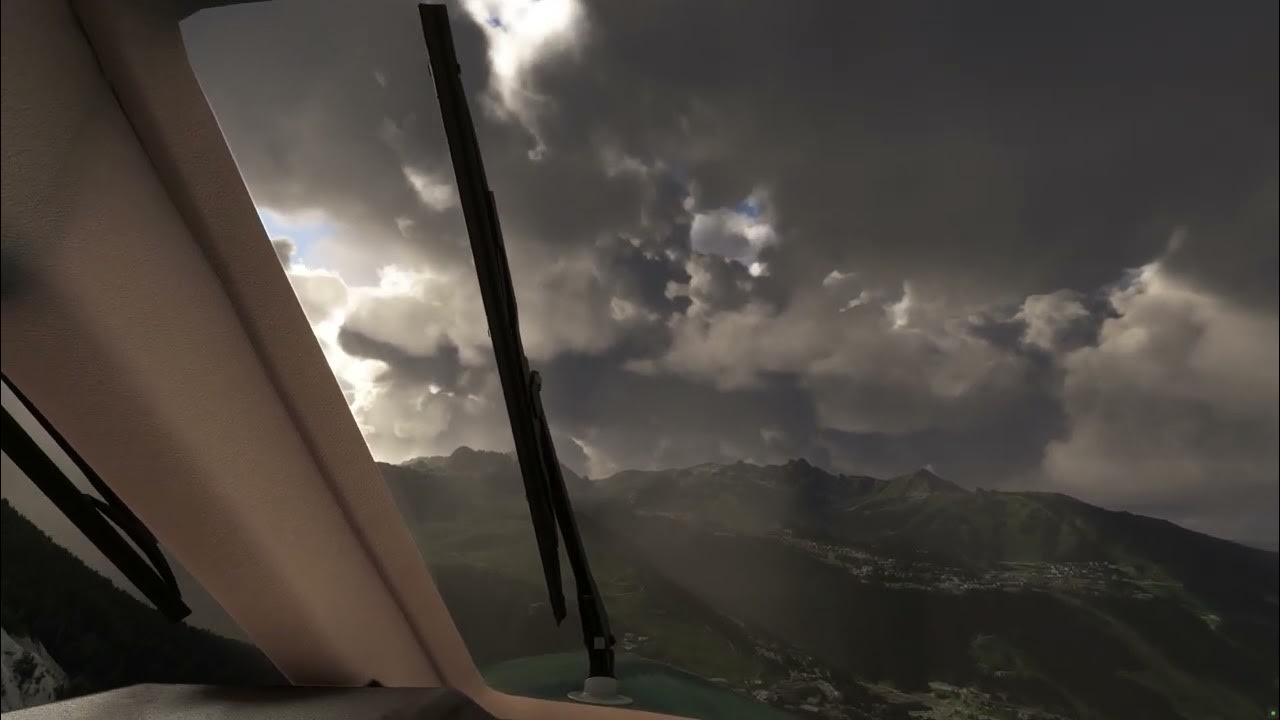 ULTRA REALISM MSFS 2020. RTX 4090.4К. Landing at Chagual airport and landing at Courchevel ...