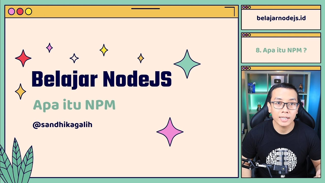 Belajar NodeJS | 8. Apa Itu NPM? - YouTube Belajar NodeJS | 8. Apa Itu NPM? - YouTube