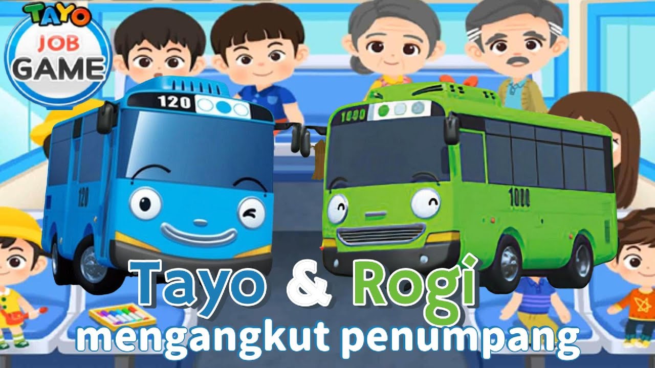 TAYO & ROGI BAIK DAN RAMAH | Tayo Job Game #tayo - YouTube