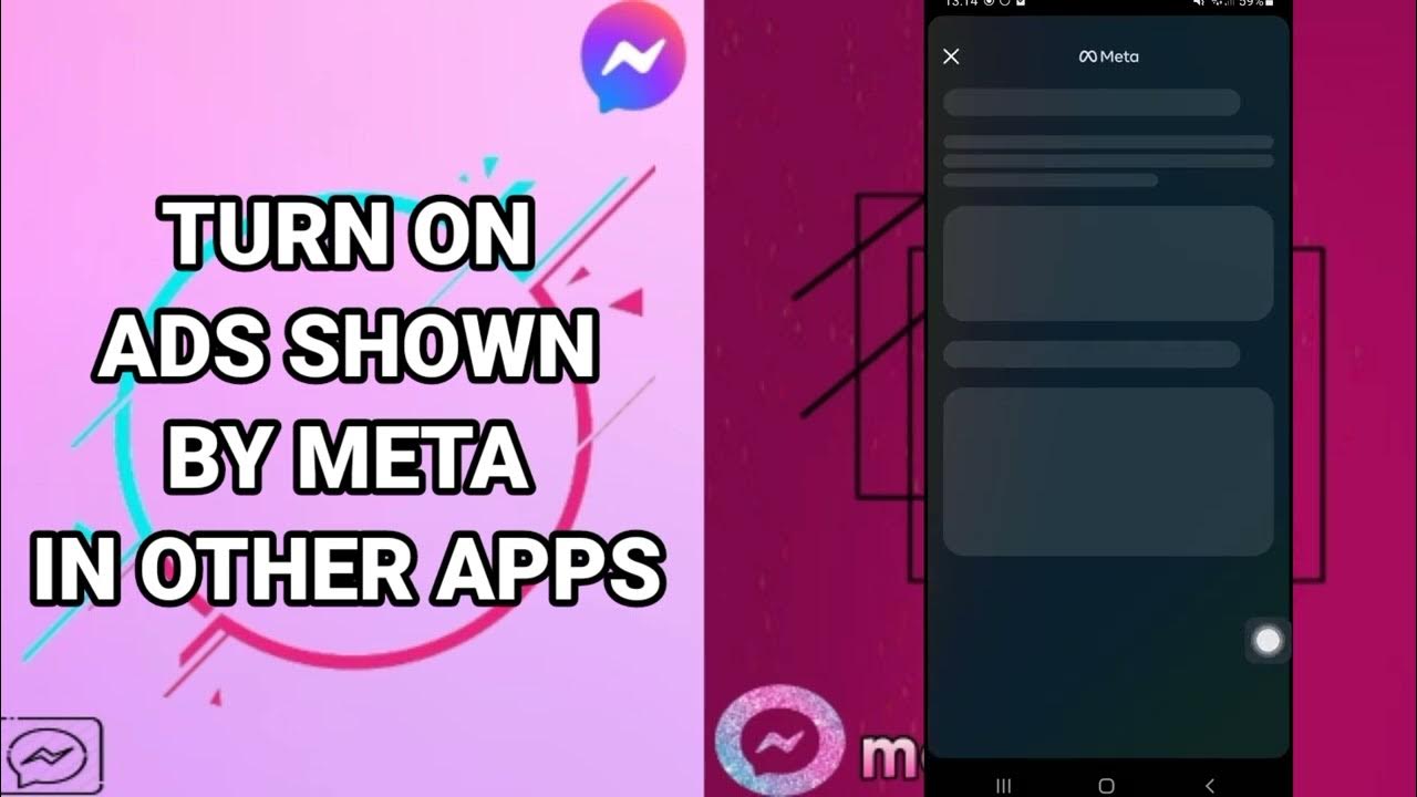 How To Turn On Ads Shown By Meta In Other Apps On Facebook Messenger