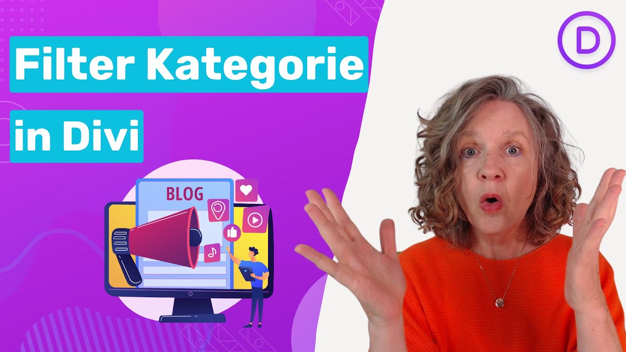 Divi Filter für die Blogübersichtsseite [Divi Theme Tutorial] - YouTube