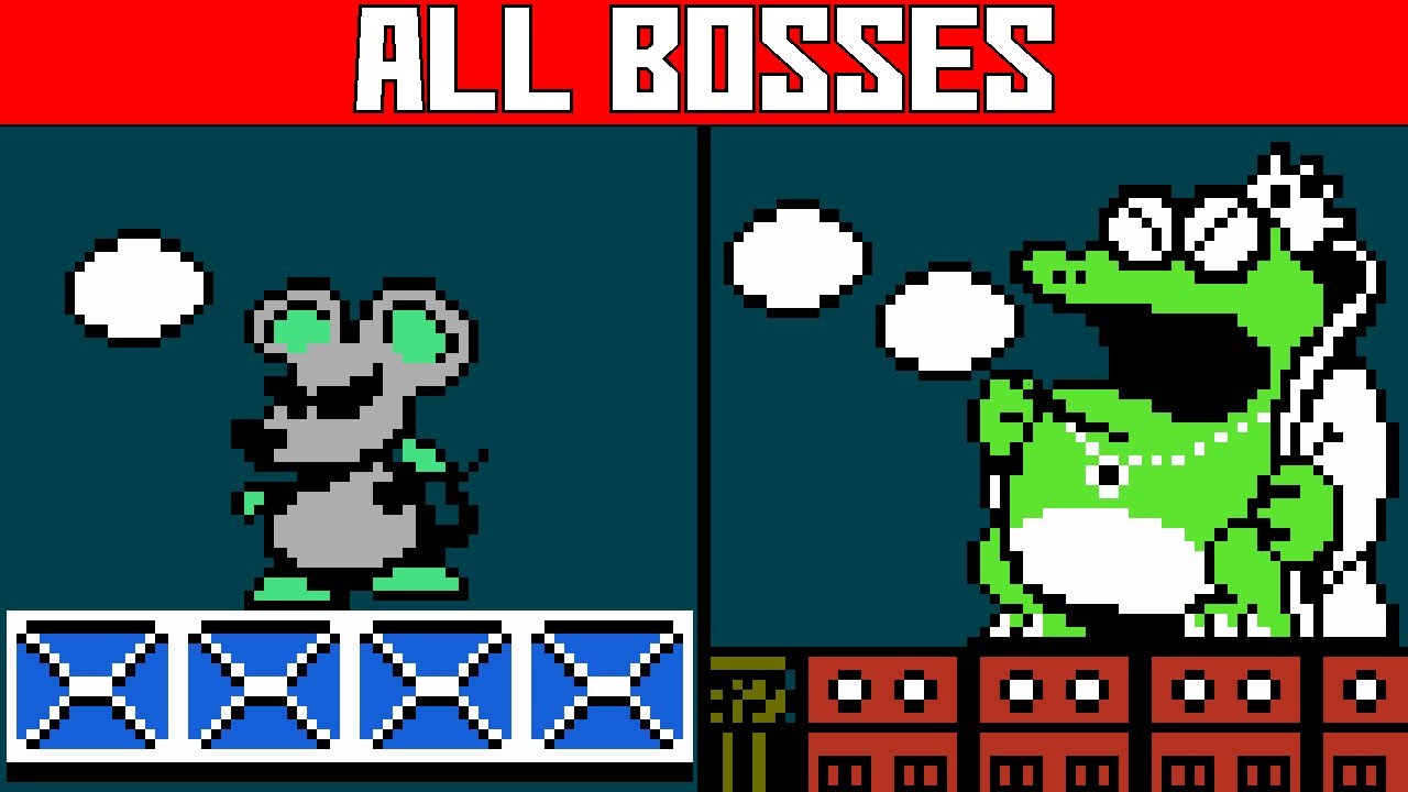 (Super Mario Bros 2) All Bosses No Damage & Bosses Shoot Eggs - Game ...