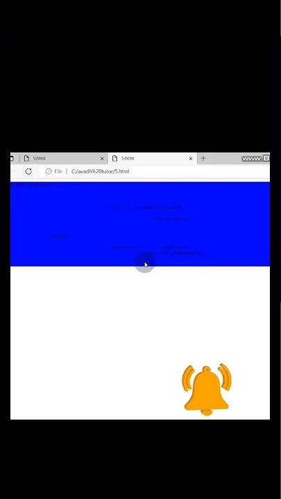 it's a simple html program. - YouTube