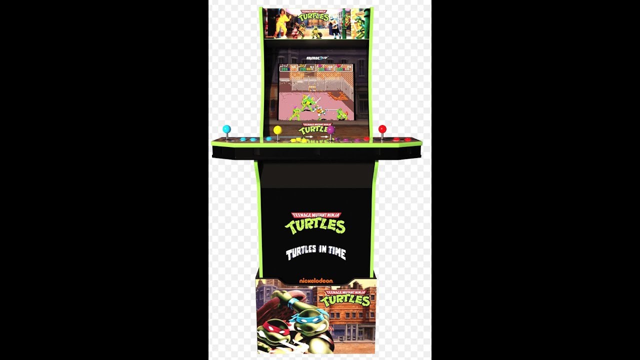 TMNT Home Arcade Cabinet w. Riser & Extended Control Panel - $399.99 ...