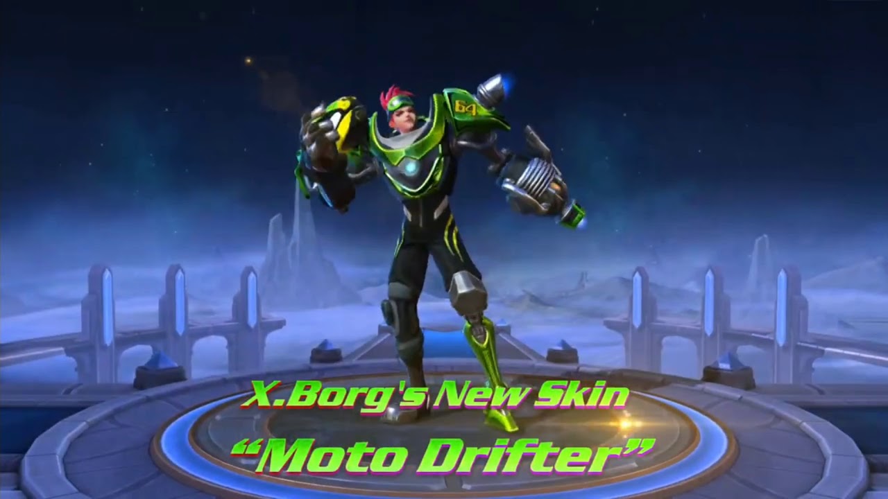 X. Borg's New Skin | Moto Drifter | Mobile Legend Bang Bang - YouTube