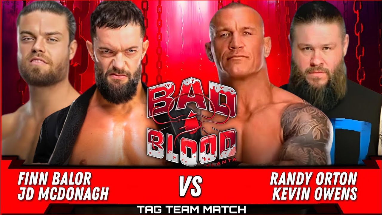 Finn Balor & JD McDonagh vs. Randy Orton & Kevin Owens - Tag Team Match ...