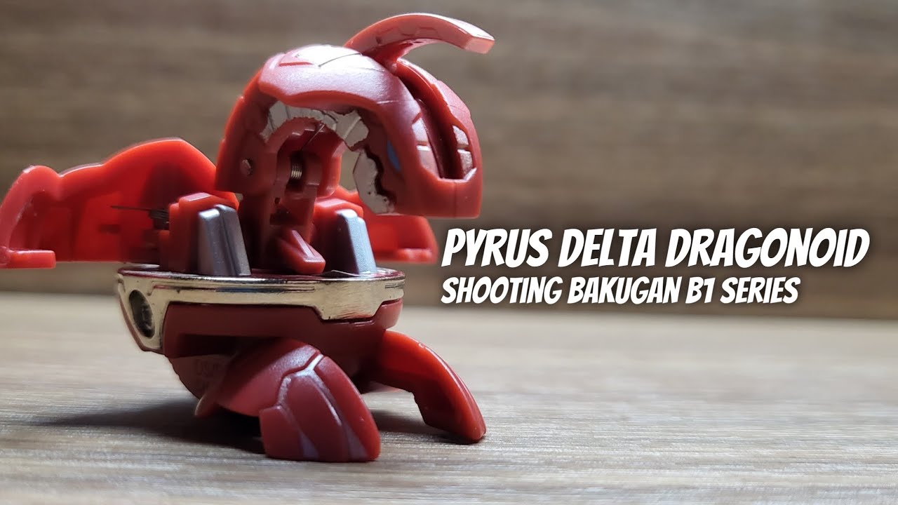 [오슈재의 바쿠간] 슈팅 바쿠간 배틀 브롤러즈의 첫 진화 바쿠간 "노바 메테오 드라고노이드" - Shooting Bakugan B1 "Pyrus Delta Dragonoid ...