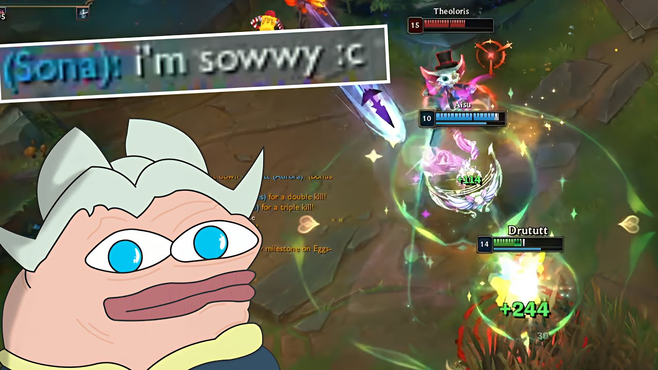 WHEN YOUR SUPPORT GOES 0/15 AND HE SAYS IM SOWWY :C - YouTube