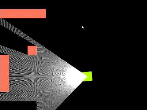 C++ SFML Старая ray casting наработка/ Old ray casting work - YouTube