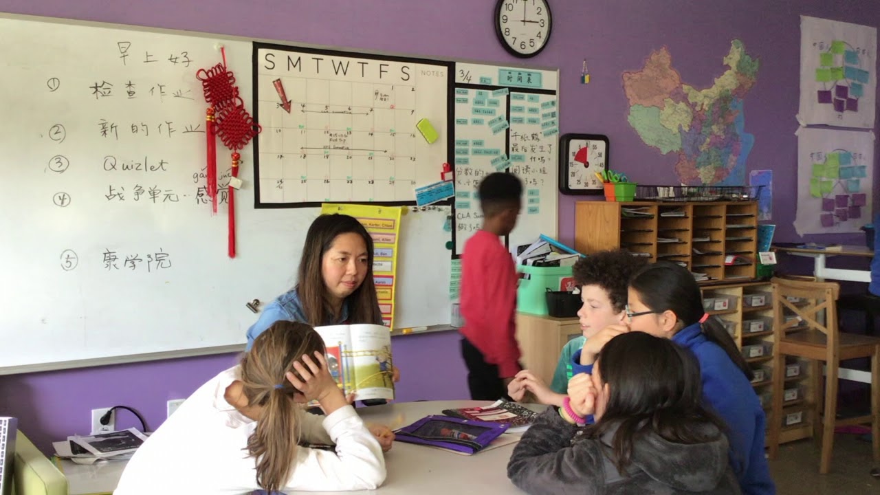Guided Reading and Literacy Stations in 5th Grade Chinese Classroom in ...