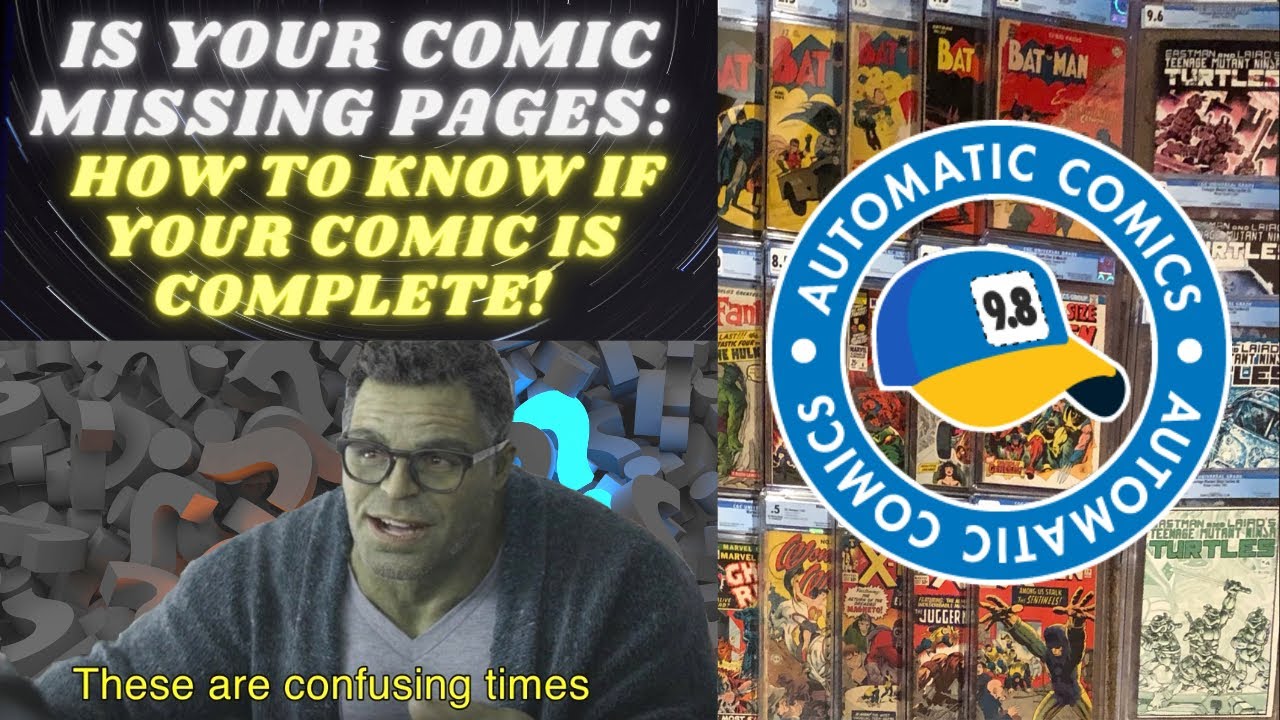 Is Your Comic Missing Pages? - How To Know If Your Comic Is All There ...