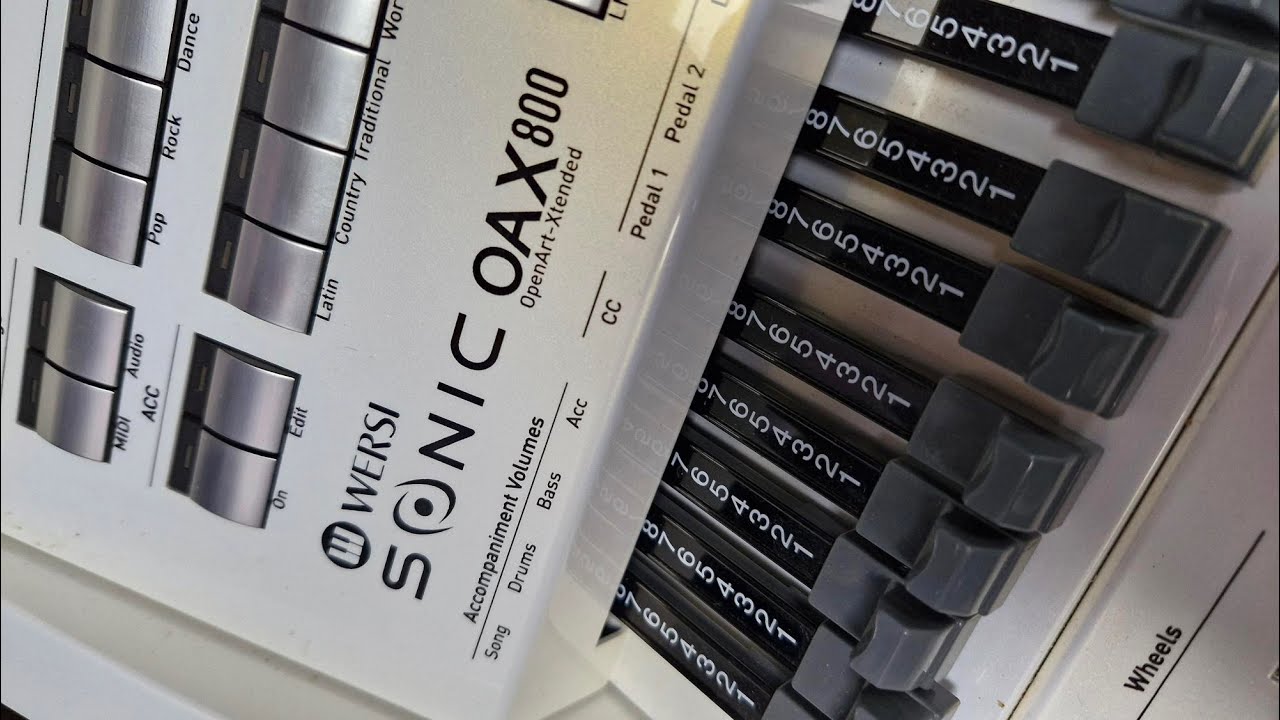 Allens Music Organ & Keyboard Showcase 13 : Wersi OAX800 ( white ...