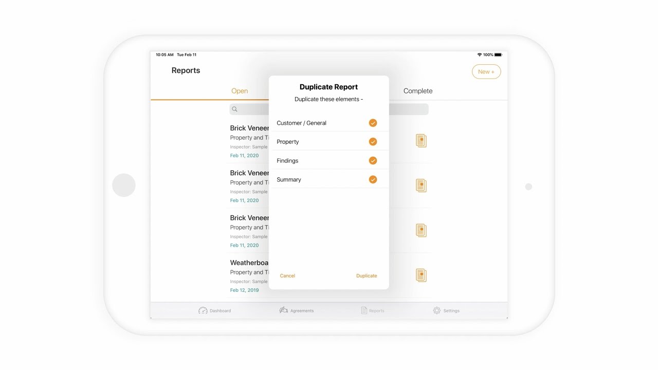 Hello Inspections - report from template demo - YouTube