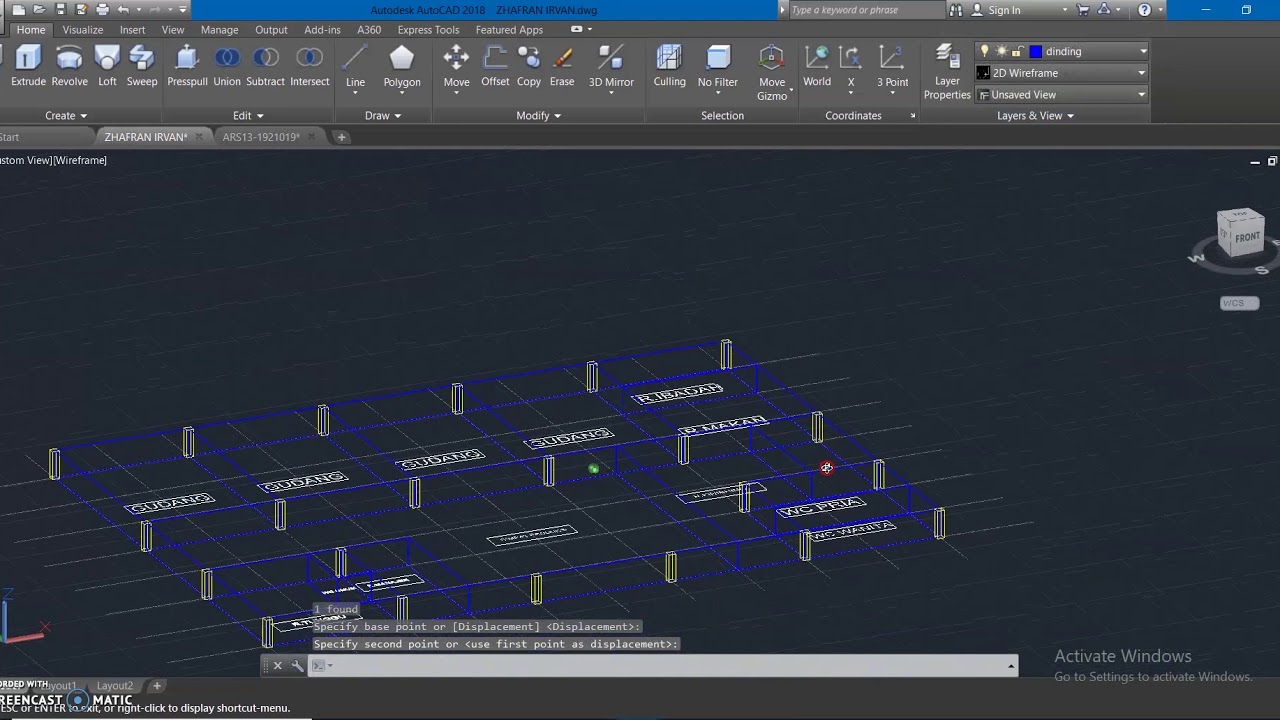 Tutorial Autocad | Membuat Pabrik 3D PART 7 - YouTube