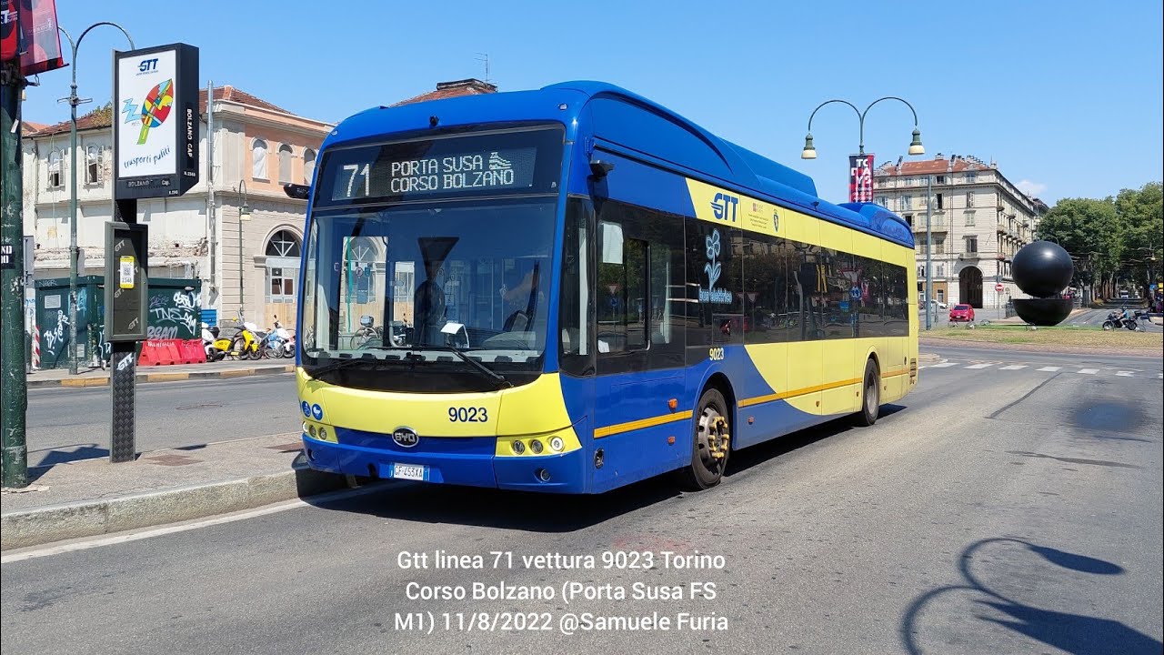 Gtt linea 71 vettura 9023 - YouTube