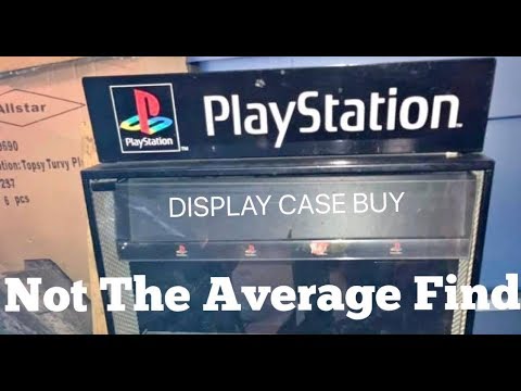 Rare Playstation Retail Display Case - Bought - YouTube