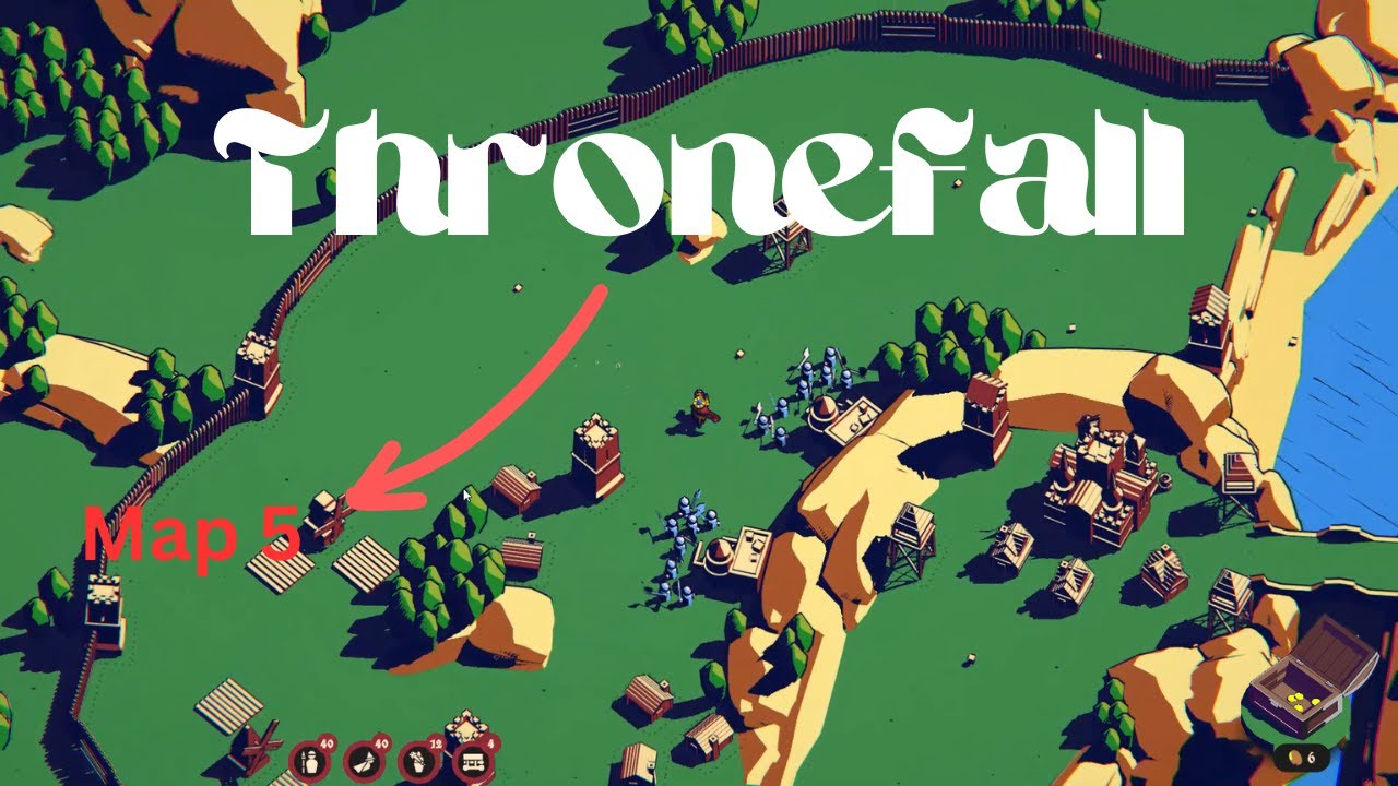 THRONEFALL: map 5 gameplay / no commentary - YouTube