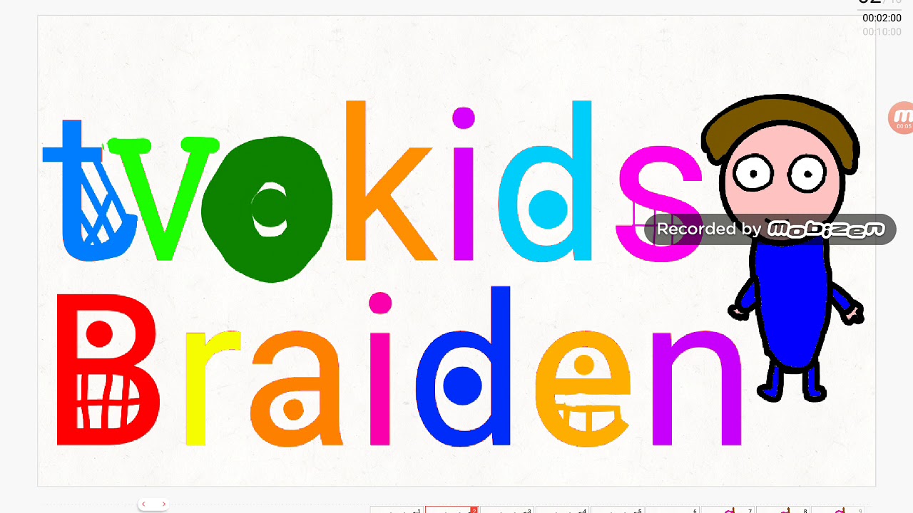 Tvokids & Braiden logo bloopers 2 take 5 Green O is overflated and ...