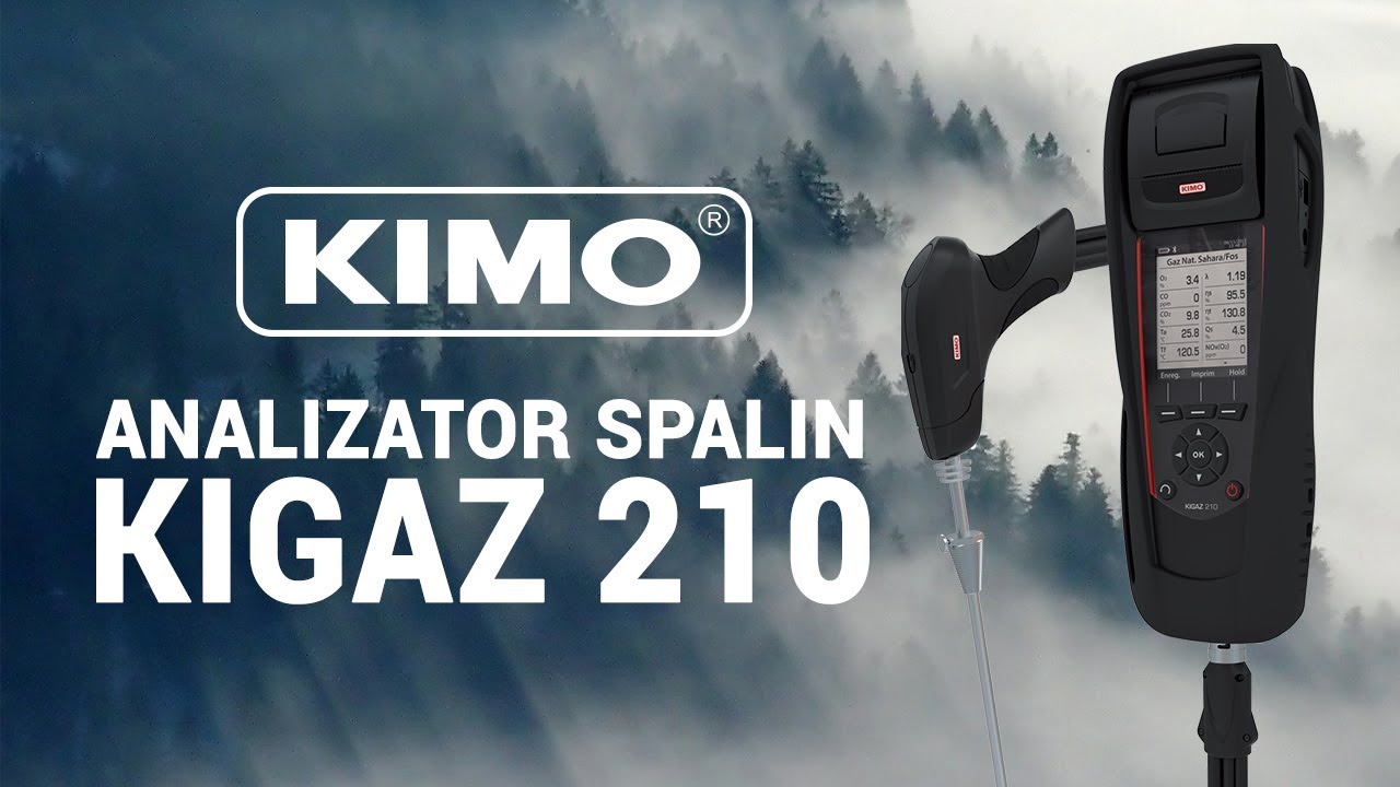 Kimo Kigaz 210 Analizator Spalin - YouTube
