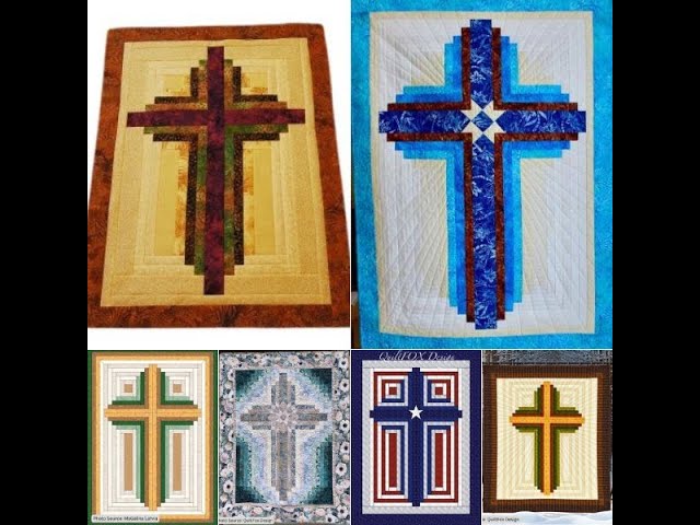 Printable Log Cabin Cross Quilt Pattern Books And Patterns On