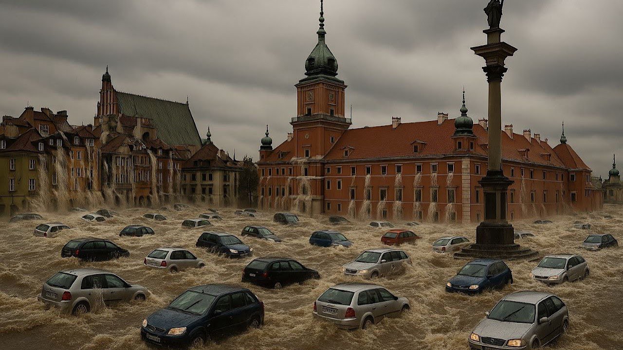 Flooding in Romania: Cyclone Barbara hits Bucharest and Constanta - YouTube