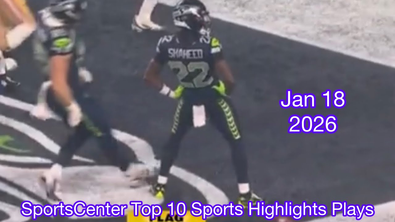 SportsCenter Top 10 Sports Highlights Plays - Jan 18, 2026 - YouTube