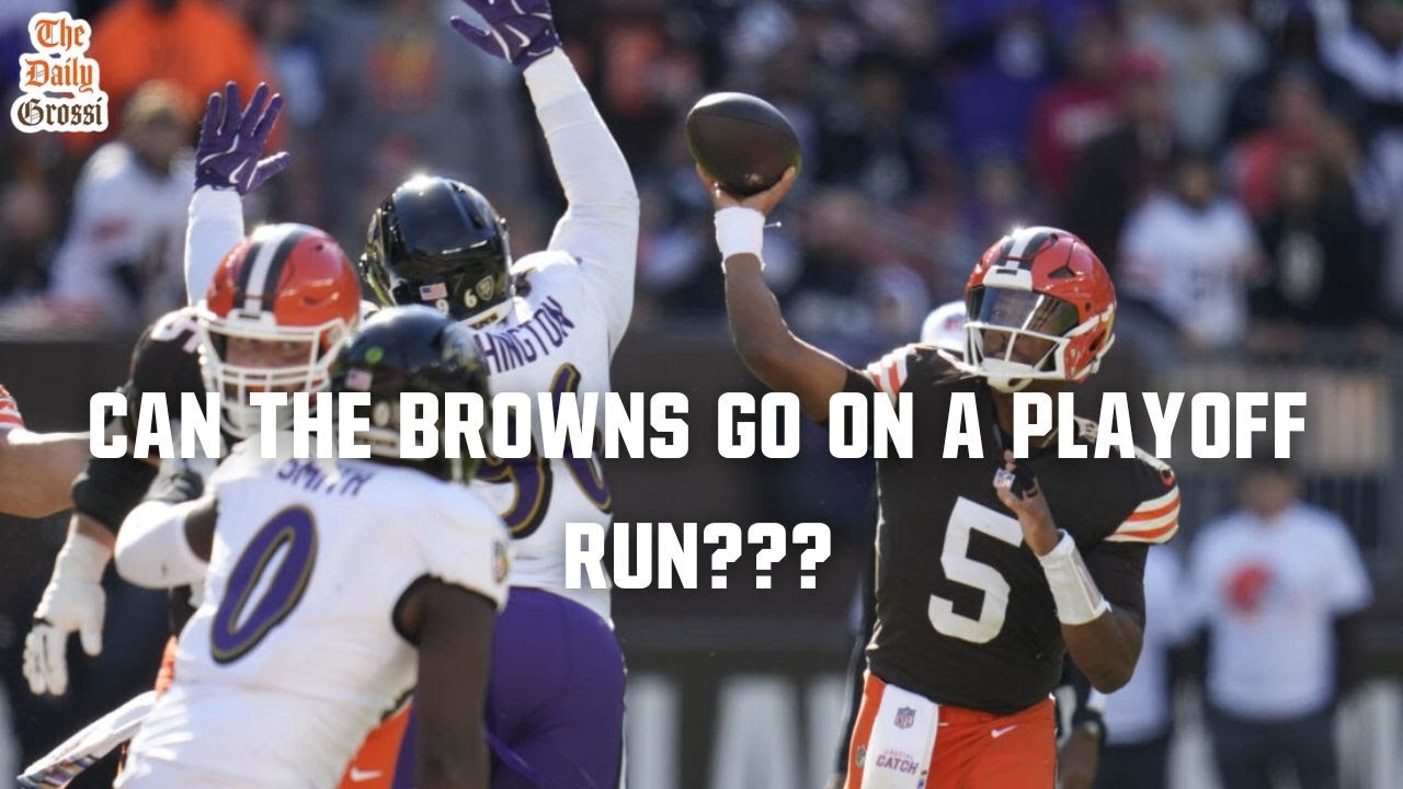 CAN THE BROWNS GO ON A PLAYOFF RUN AFTER BYE??? - The Daily Grossi ...