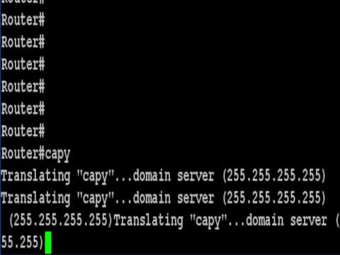 Cisco CCNA Commands - no ip domain-lookup - YouTube