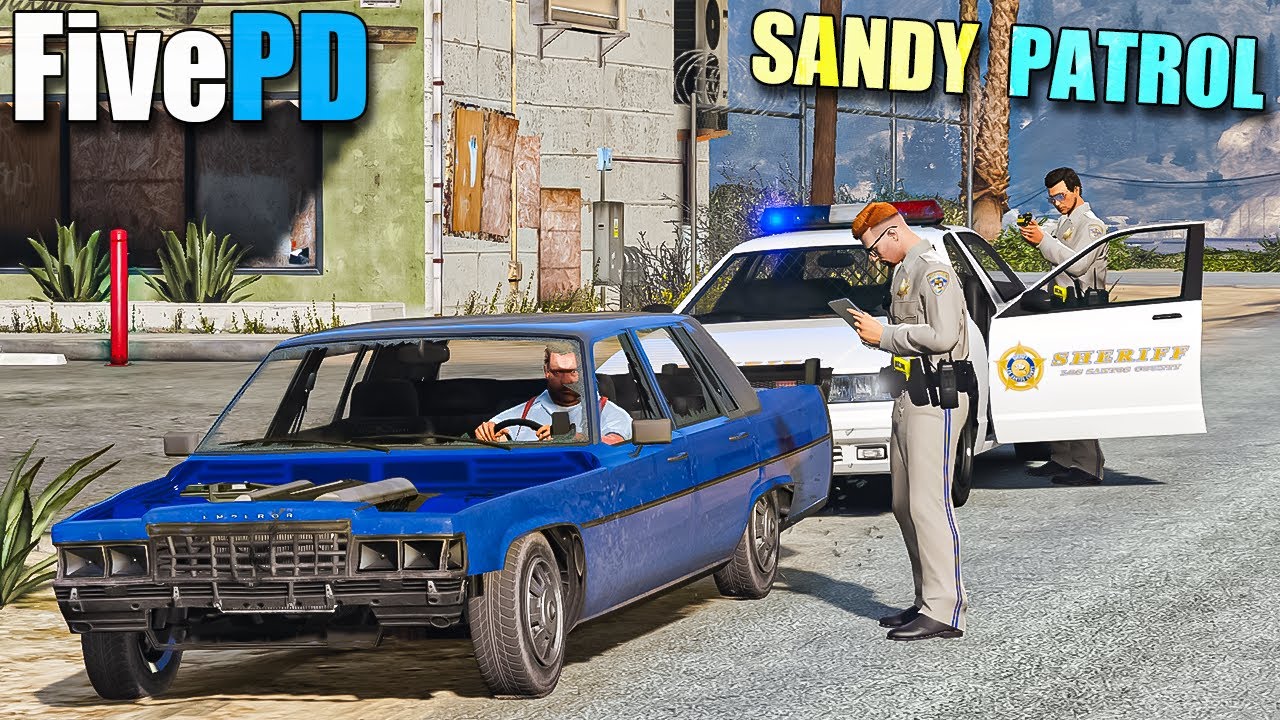 TROUBLE IN SANDY SHORES with @montyplays1208 FivePD Duty | GTA 5 Police Mod - YouTube