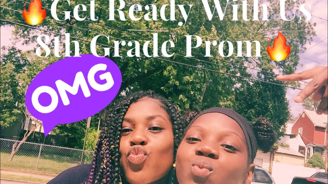 Get Ready With Us!! 8th Grade Prom - YouTube