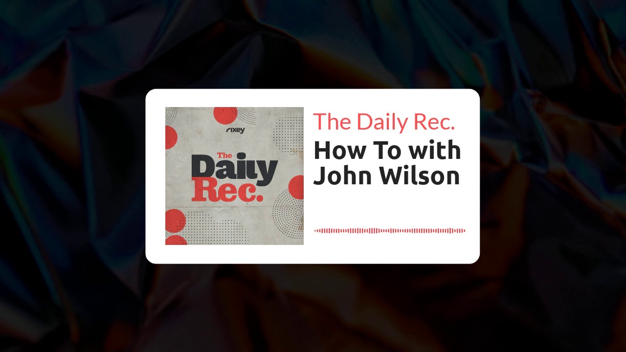 The Daily Rec | How To with John Wilson - YouTube
